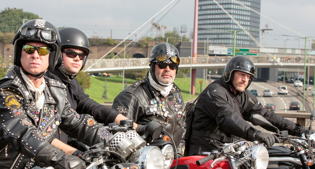 Security Video Shows Bikers Fleeing Gunfire and Guiding Others to ...
