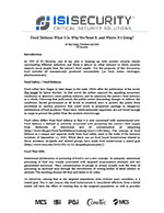 Food Defense: What It Is, Why We Need It, and Where It’s Going ...